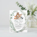 Budget Woodland Animals Baby Shower Invitation | Zazzle