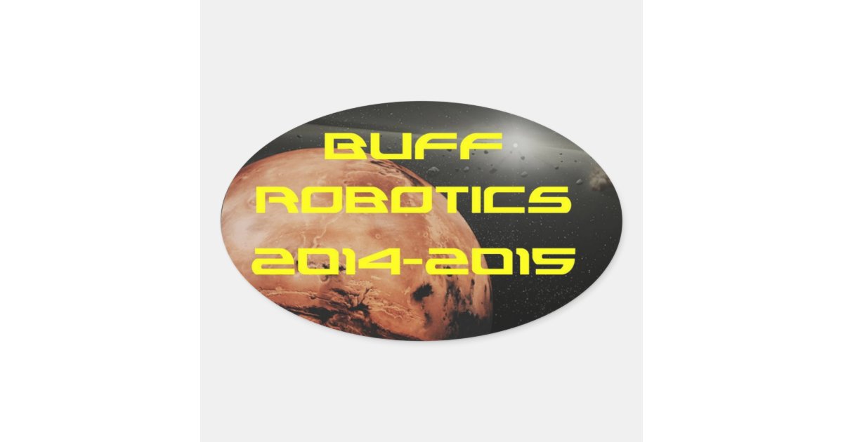 Buff Robotics Sticker | Zazzle