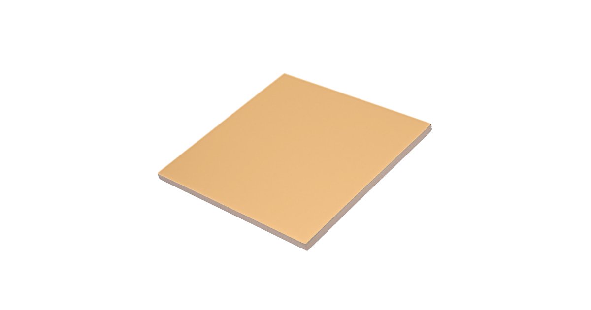 Buff (solid color) ceramic tile | Zazzle