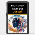 Buffalo Basking in the Golden Hues of Twilight Zippo Lighter | Zazzle