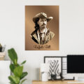 Buffalo Bill Cody 1875 Western Hero USA Poster | Zazzle