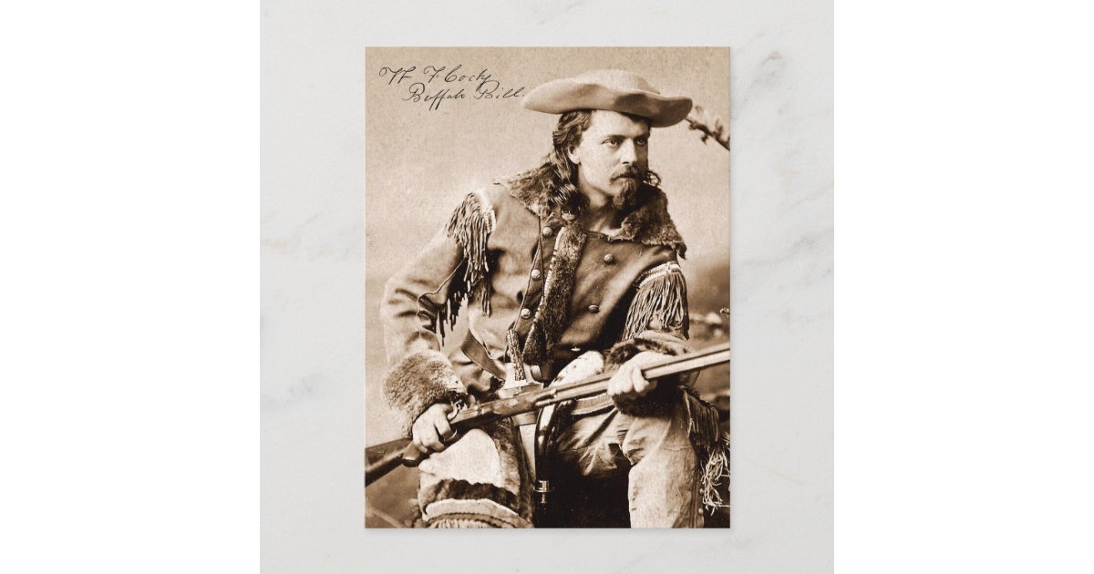 Buffalo Bill Postcard | Zazzle
