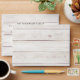 Buffalo Check and Shiplap | Rustic Farmhouse Envelope | Zazzle
