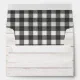 Buffalo Check and Shiplap | Rustic Farmhouse Envelope | Zazzle