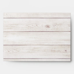 Buffalo Check and Shiplap | Rustic Farmhouse Envelope | Zazzle