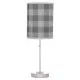 Buffalo check Lamp - grey | Zazzle