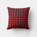 Buffalo Check Moose Wilderness Cabin Throw Pillow | Zazzle