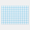 Buffalo Check Pattern Set Holiday Wrapping Paper Sheets | Zazzle