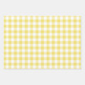Buffalo Check Pattern Set Holiday Wrapping Paper Sheets | Zazzle