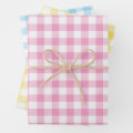 Buffalo Check Pattern Set Holiday Wrapping Paper Sheets | Zazzle
