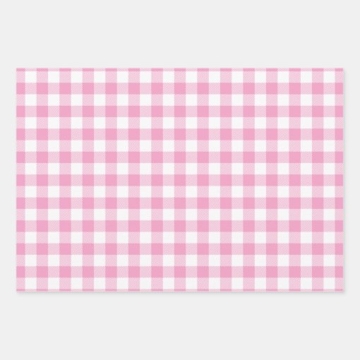 Buffalo Check Pattern Set Holiday Wrapping Paper Sheets | Zazzle