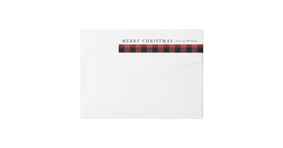 Buffalo Check Return Address Labels | Zazzle
