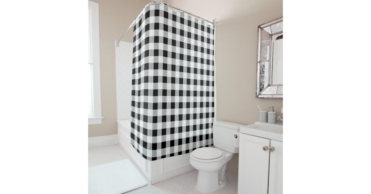 Buffalo Check Shower Curtain | Zazzle