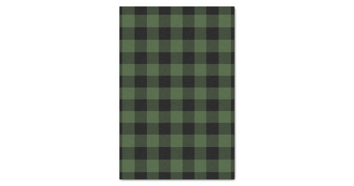 Buffalo Check Tissue Paper | Zazzle