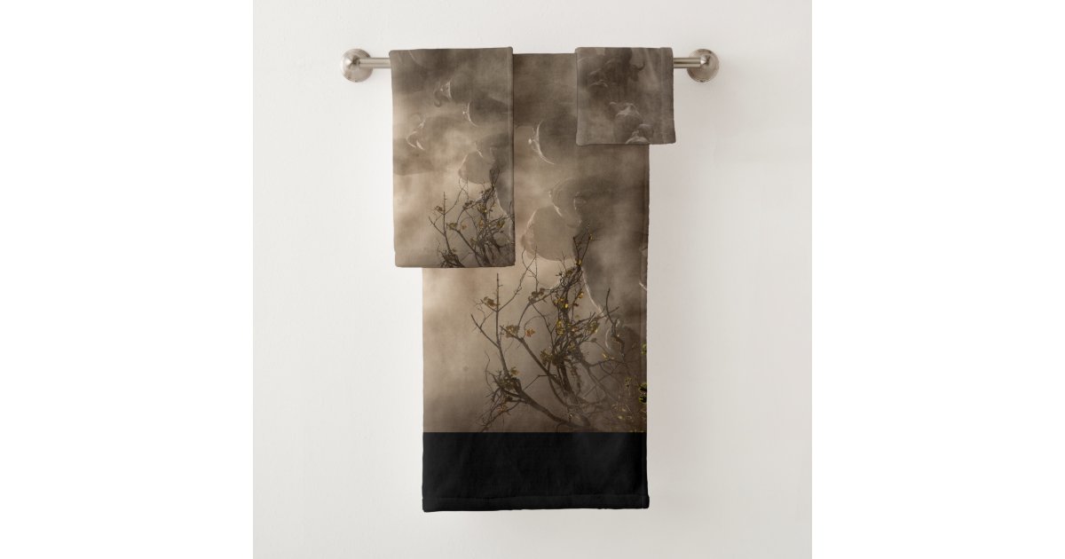 Buffalo dust bath towel set | Zazzle
