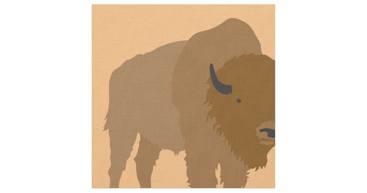Buffalo Fabric | Zazzle