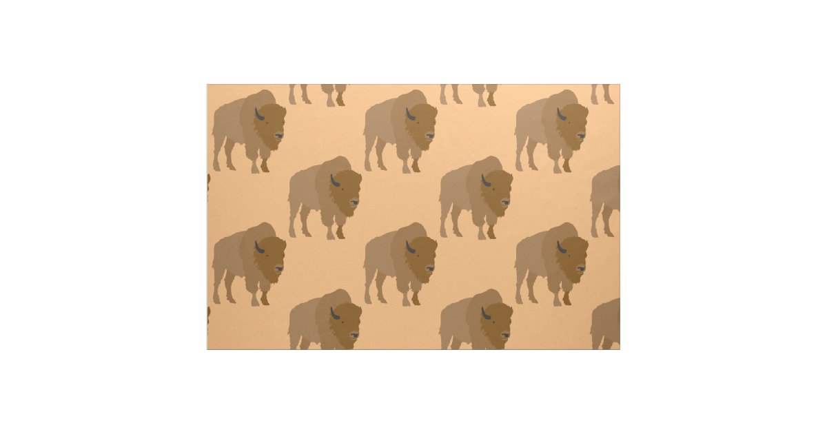 Buffalo Fabric | Zazzle