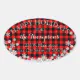 Buffalo Lumberjack Plaid Custom Name Address Label | Zazzle