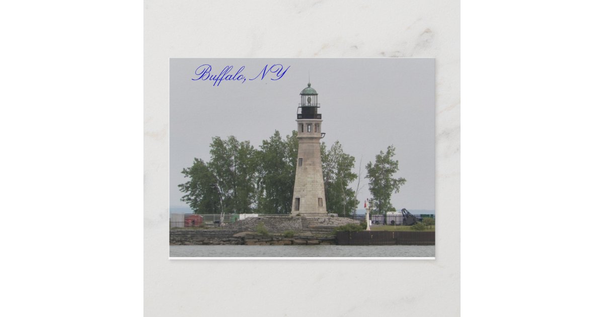 Buffalo Main Light Postcard | Zazzle