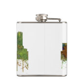 Buffalo New York Skyline SG - Safari Buff Flask | Zazzle