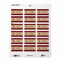 Buffalo Plaid Address Labels | Zazzle