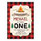 Lumberjack Bonfire Party Invitation | Zazzle.com