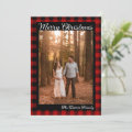 Buffalo Plaid Christmas Card | Zazzle
