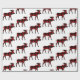 Buffalo Plaid Moose Wrapping Paper | Zazzle