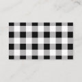 Buffalo Plaid Professional Organizer Business Card | Zazzle