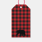 Buffalo Plaid Thank You Tags | Zazzle