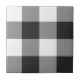 Buffalo Plaid White Tartan Plaid Pattern Ceramic Tile | Zazzle
