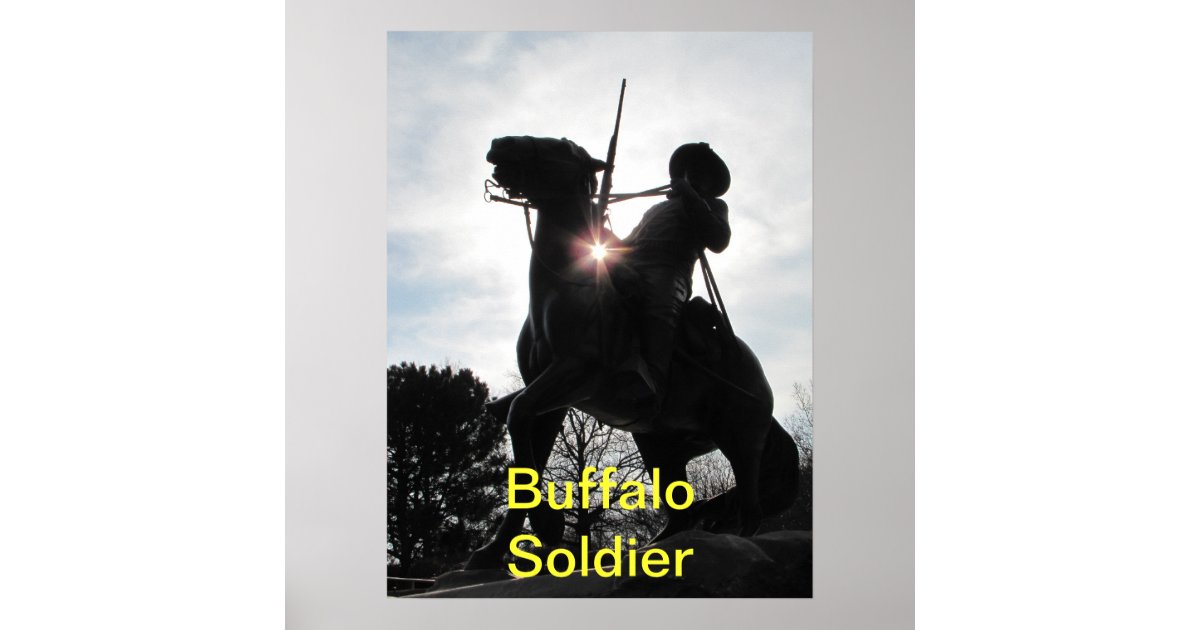 Buffalo Soldier Poster | Zazzle