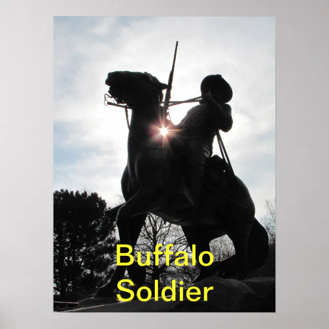 Buffalo Soldier Poster | Zazzle