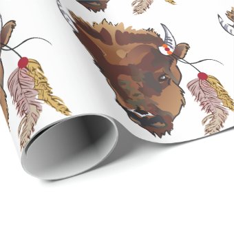 Buffalo Wrapping Paper | Zazzle