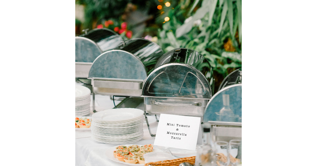 Buffet Name Food Card | Zazzle