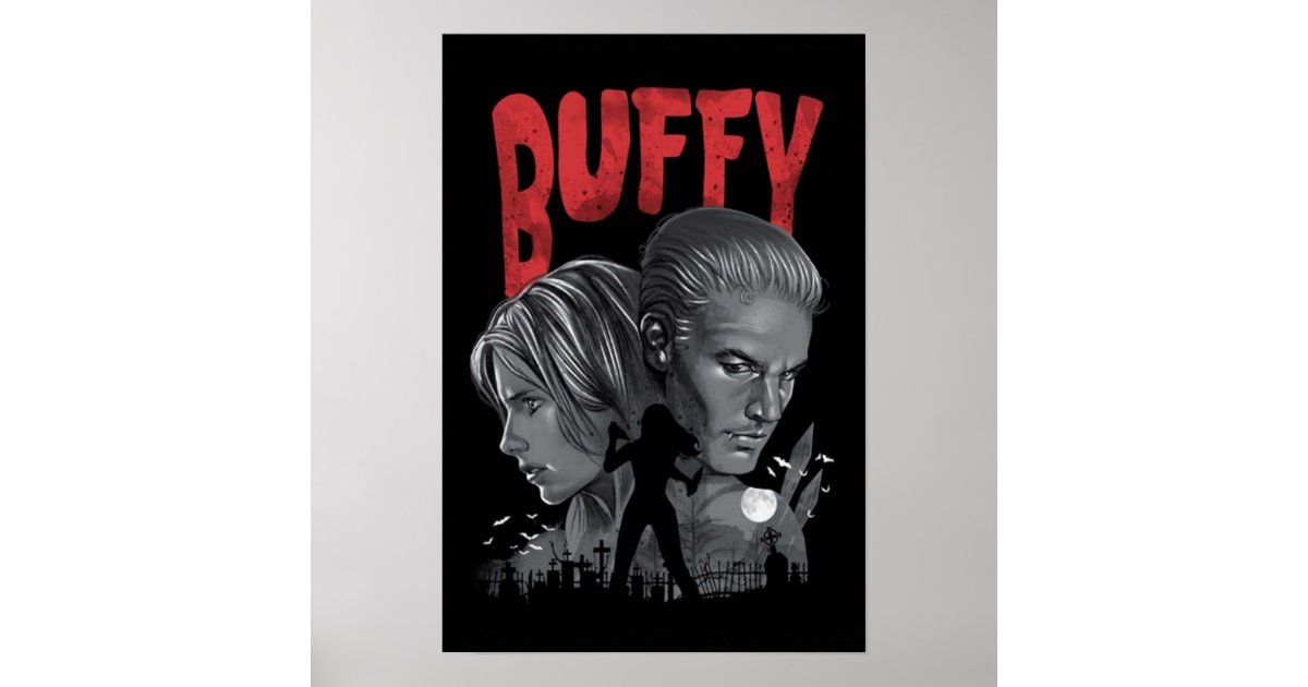 Buffy the vampire Slayer Night Poster | Zazzle