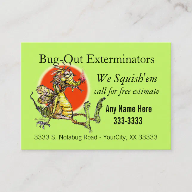 Bug-Fix Business Card | Zazzle