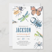 Bug Insect Boy Birthday Invitation | Zazzle