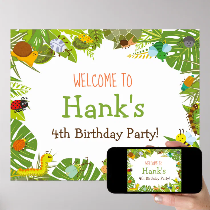 Bug Insect Welcome Sign | Zazzle