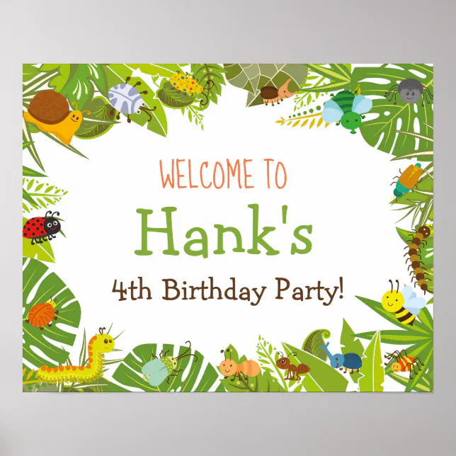 Bug Insect Welcome Sign | Zazzle