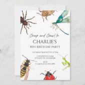 Bug Invitation, Outdoor Birthday, Bug Party, Creep Invitation | Zazzle