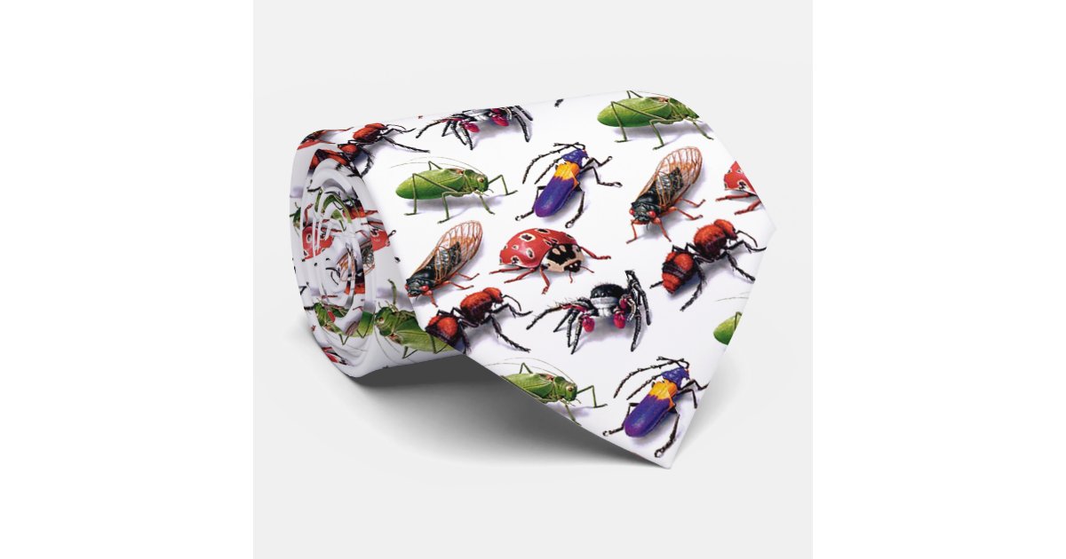 bugs and insects tie | Zazzle