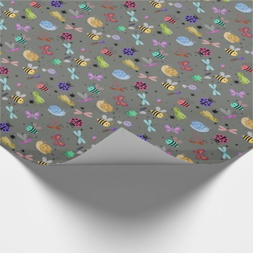 Bugs and insects wrapping paper | Zazzle