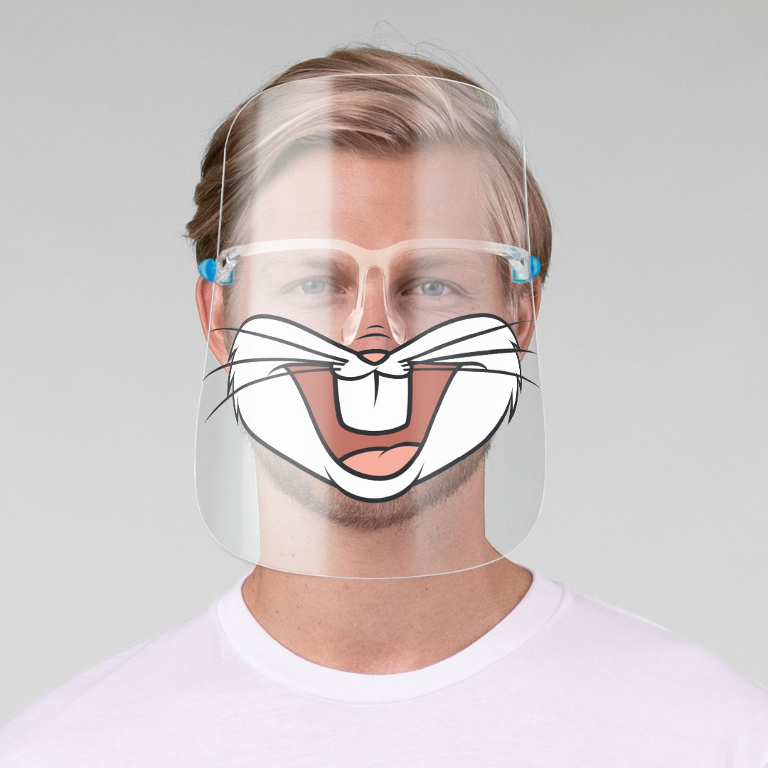 BUGS BUNNY™ Big Mouth Face Shield | Zazzle