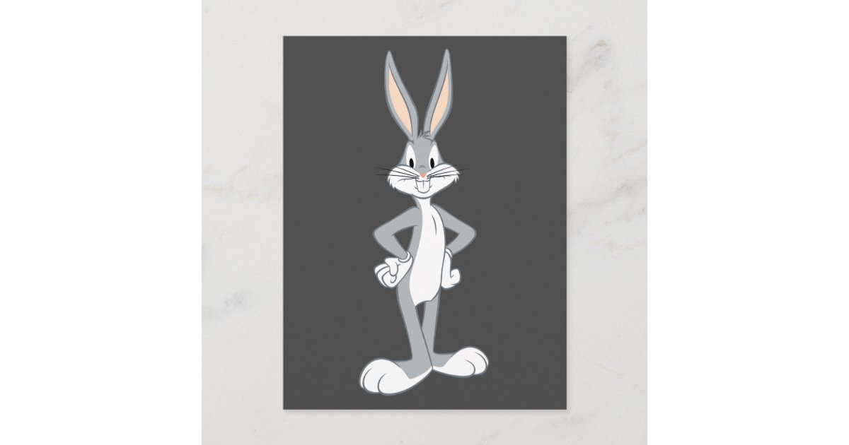 Bugs Bunny™ Bunny Stare Postcard Zazzle