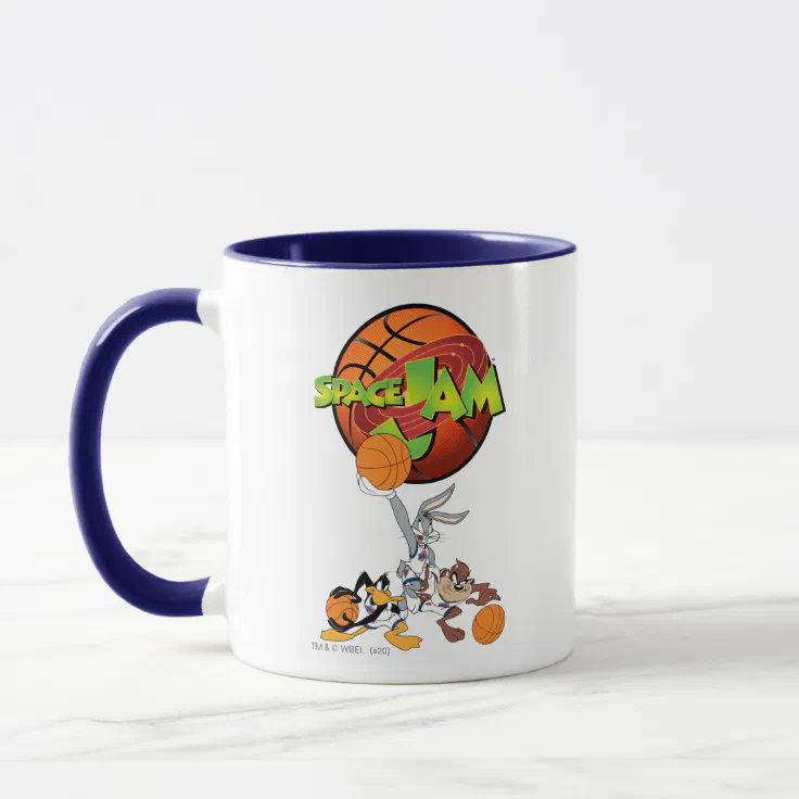 BUGS BUNNY™, DAFFY DUCK™, & TAZ™ SPACE JAM™ Logo Mug | Zazzle