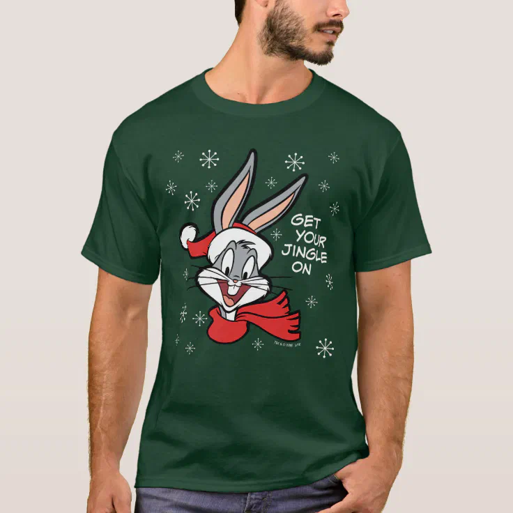 BUGS BUNNY™ Holiday Cheer T-Shirt | Zazzle