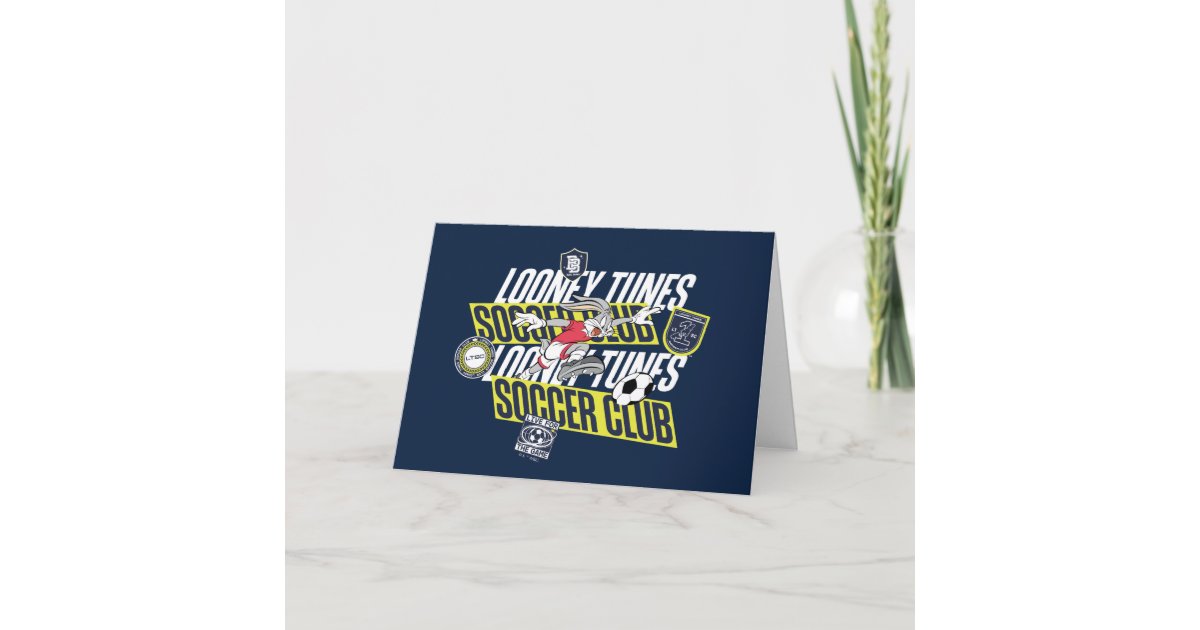 BUGS BUNNY™ LOONEY TUNES™ Soccer Club Card | Zazzle