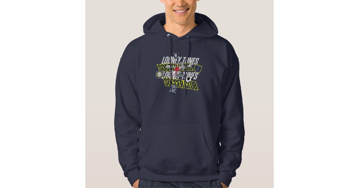 BUGS BUNNY™ LOONEY TUNES™ Soccer Club Hoodie | Zazzle