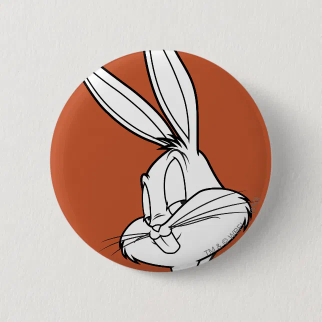 BUGS BUNNY™ Mischievous Button | Zazzle